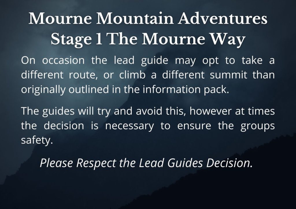 The Mourne Way Stage 1 of 2, Mourne Mountains. | Mourne Mountain Adventures